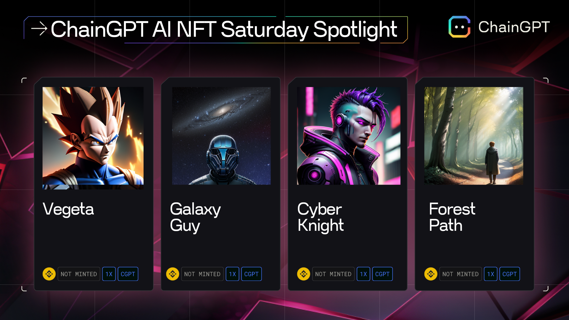 ChainGPT AI NFT Saturday Spotlight Winners for 03.23.
